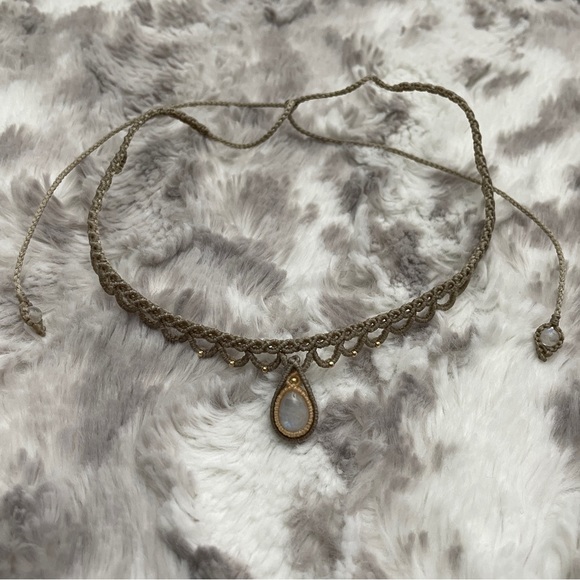 Handmade | Jewelry | Etsy Summer Handmade Moonstone Macrame Choker ...